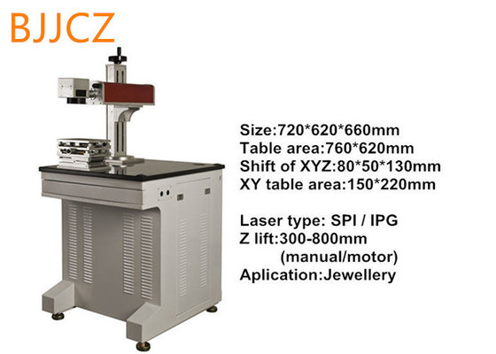 High Precision 20W Industrial Fiber Laser Marker For Jewellery / Ring