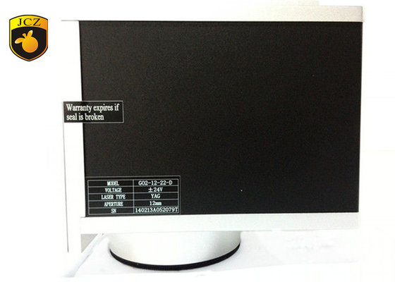 GO2 YAG 10mm Digital Scan Head Black YAG Laser Marking Head With Air Cooling