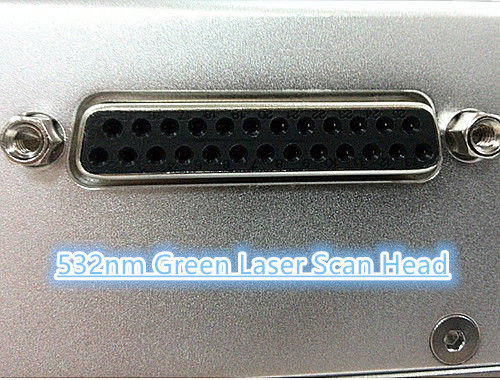 10mm Beam UV / 532nm Green Laser Engraving Head With F-Theta Lens
