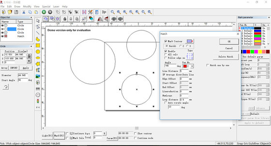 Universal CNC 3D EZCAD Laser Marking Software With Red Pointer