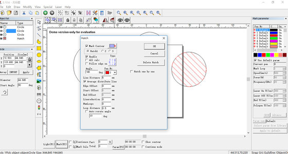 Universal CNC 3D EZCAD Laser Marking Software With Red Pointer
