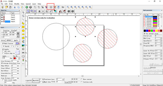 Universal CNC 3D EZCAD Laser Marking Software With Red Pointer
