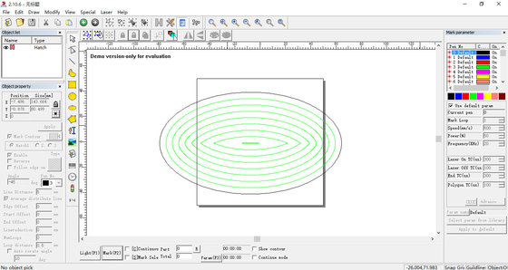 Fly Marking Red Pointer SPI G3 Laser Engraving Software 500*500mm