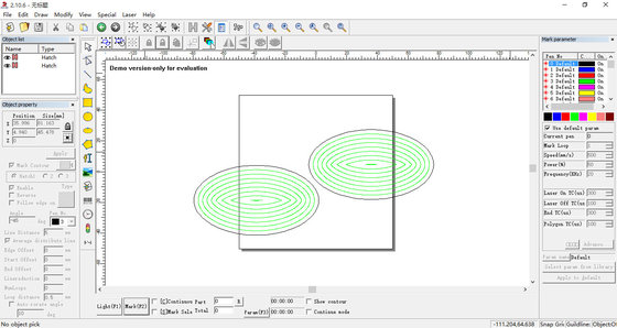 Fly Marking Red Pointer SPI G3 Laser Engraving Software 500*500mm