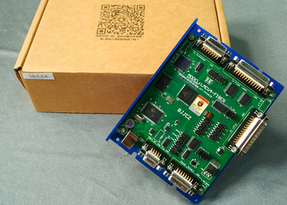 Two Axis Control USB Fiber Laser Marking Card For Cutting Cloth / Paper
