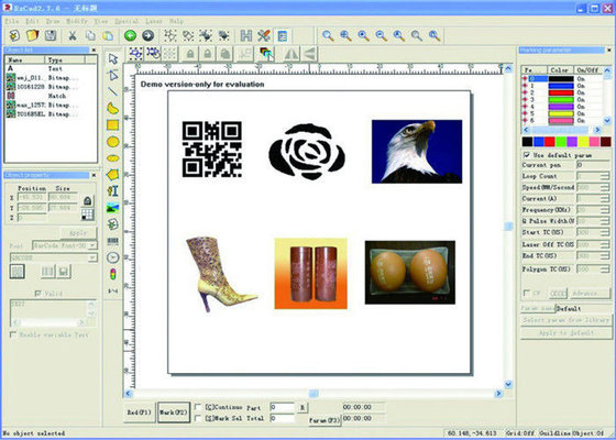 EZCAD SPI Marking On Fly Laser Wire Marking System With USB / DB Connector