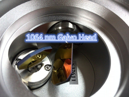 High Speed Small 1064nm Laser Marking Head With Power / DB 25 Connector