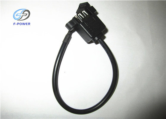 High Quatity Dual USB 2.0 Female to Motherboard 9-Pin Cable Black 3cm
