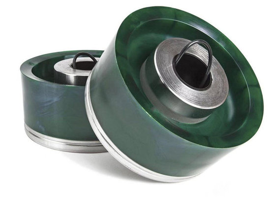 Mud pump urethane bonded pistons