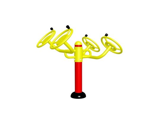 Anti - Rust Outdoor Fitness Equipment , 4mm Stainless Steel Chinese Tai Chi Spinner