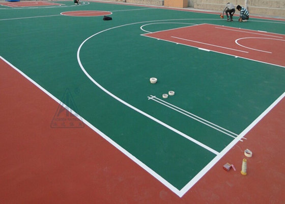 Multi - Color Sport Rubber Running Track Flooring Strong Pressure Resistance