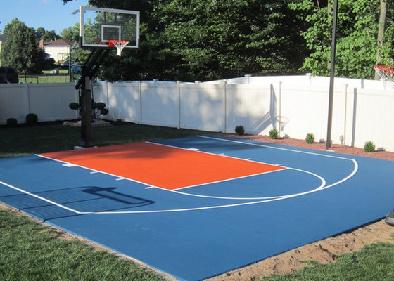 Elastic Anti Slip Sport Court Surface Weatherproof Recyclable For Volleyball