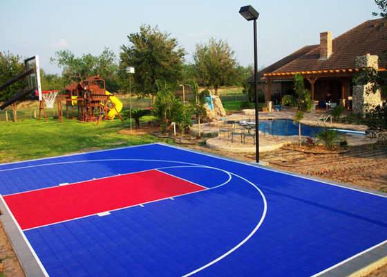 High Elasticity Badminton Court Flooring Acoustic Environmentally Friendly
