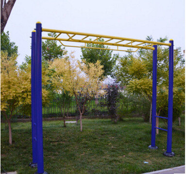 School Background Outdoor Fitness Equipment Durable Playground Horizontal Ladder
