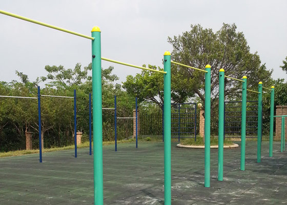 Children Horizontal Outdoor Pull Up Bar Galvanized Steel Pipe For Exercise