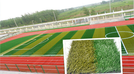 UV Resistant Sports Artificial Grass , Durable Soft Football Field Turf