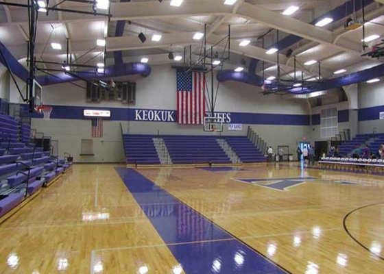 Basketball Court Sports Wooden Flooring Oak Environmentally Friendly