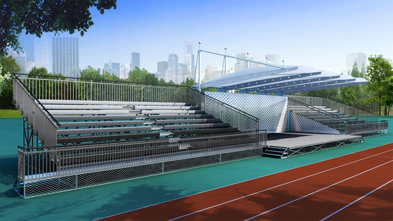 Aluminum Alloy Portable Stadium Seats For Bleachers Commercial Design