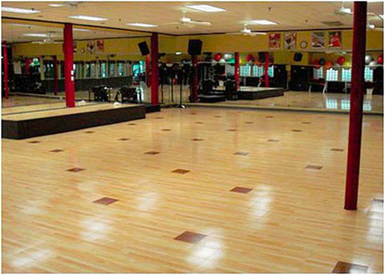 Sustainable Table Tennis Court Wood Gym Flooring Sound Insulation