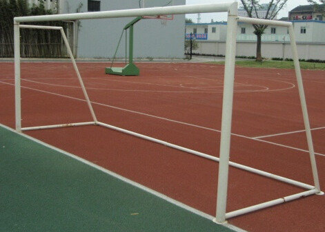 Freestanding Fixed Boys Football Goals 7.32×2.44 11 Person Playing