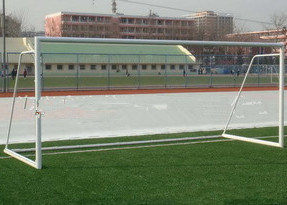 7.32m x 2.44m Portable Football Goals Galvanized Steel For Backyard