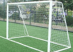 5 Man Adult Football Goals 3m x 2m Steel Removable Portable Soccer Goals