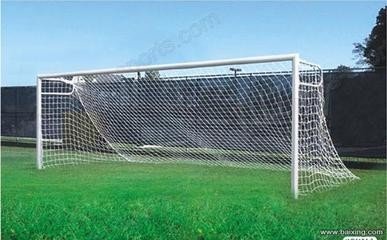 5 X 2 Steel Portable Football Goals , White 7 Man In - Line Football Gate