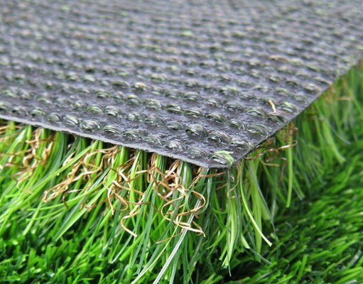 Reinforced Green Sports Artificial Grass , 3/8 Inch Gauge Football Field Turf