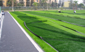 Environmental Sports Artificial Grass , 10mm Yarn 2016 Soccer Field Turf