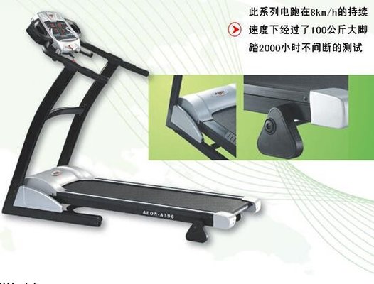 LED Display Cardio Fitness Equipment , Portable Electric Running Treadmill