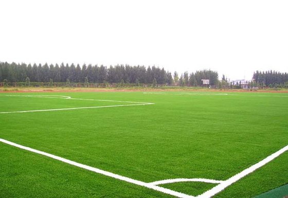 Deep Green Professional Sports Artificial Grass / Football synthetic sports turf UV resistance