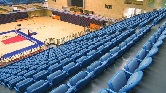 Blue Green Red Facilities Sports Playground And Stadium Seat Integrated Fixed