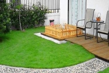 Professional Green Comfortable Relax Artificial Grass Turf Family Facilities