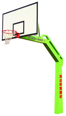 School Single Arm Hydraulic Basketball Stand , Adult Juveni Standard Outdoor Indoor Basketball stand