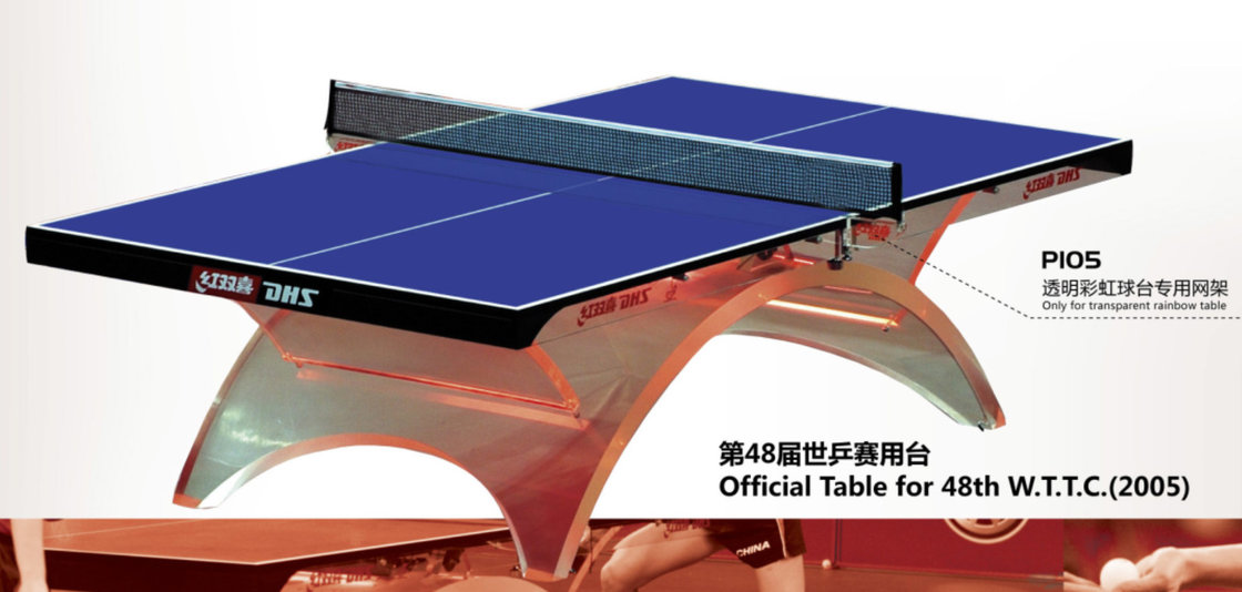 Portable Indoor Table Tennis Table , Sporting Official Table Tennis Table