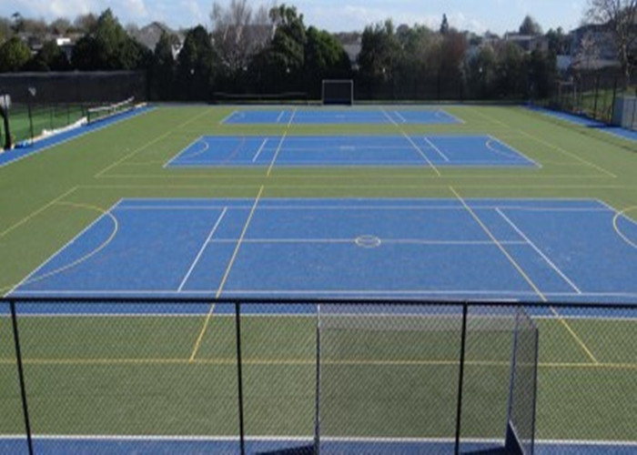 Elastic All Weather Sport Court Surface , Recycled Football Indoor Sports Flooring