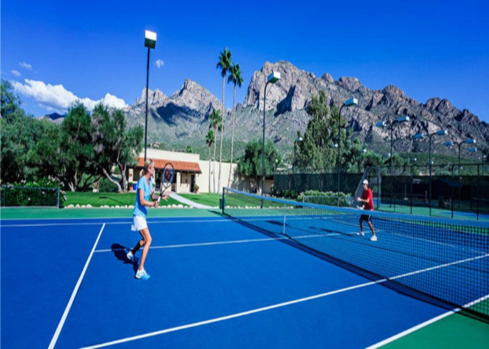 Outdoor Tennis Court Surface Shock Absorption High Cushion Performance