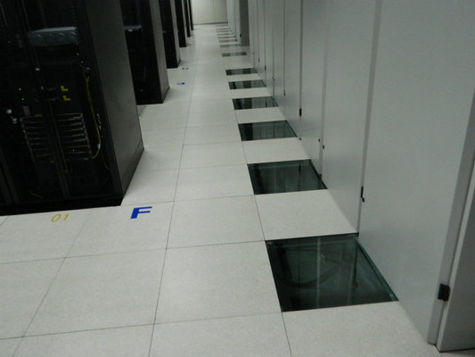 FS800 Structural Glass Floor Panels ,  Raised Computer Flooring 600 X 600 mm