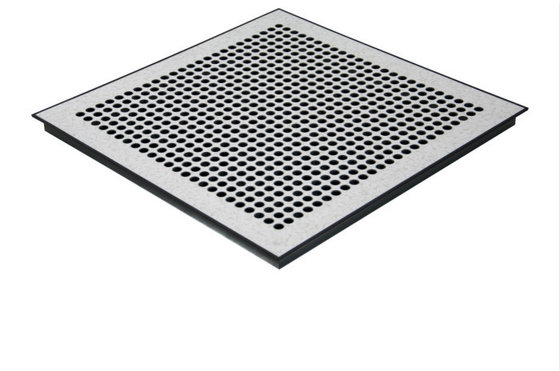 Waterproof Perforated Raised Floor Tiles Strong Wearability Timely Delivery