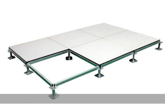 Anti-Static Porcelian Tile Computer Room Raised Floor Panels , Raised Computer Floors