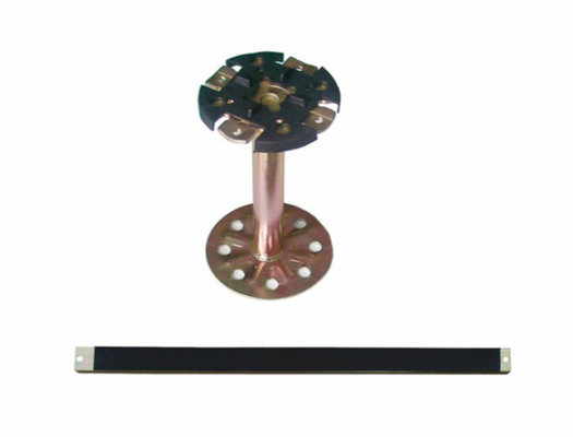 High Load Capacity Round Head Raised Floor Pedestal For Woodcore / Calcium Sulphate Panel