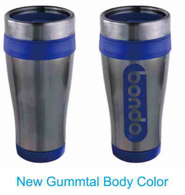 Traveler Contour  16oz. Stainless steel travel tumbler with