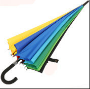 Rainbow Fashion umbrella  Straight rod umbrella
