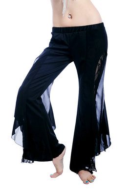 El entrenamiento inferior amplio tribal de la danza de vientre jadea al OEM de los pantalones del traje de la talla s M
