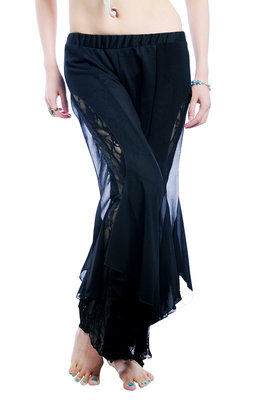 El entrenamiento inferior amplio tribal de la danza de vientre jadea al OEM de los pantalones del traje de la talla s M
