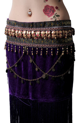Brown, negro, leopardo que la danza de vientre tribal jadea el sujetador, correa fija/los trajes egipcios de la danza de vientre
