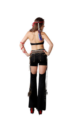 Trajes de la danza de vientre/trajes tribales profesionales de la danza del vientre para la señora