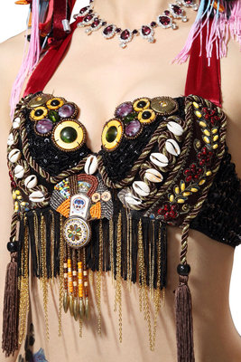 Los trajes tribales árabes atractivos de encargo de la danza de vientre, danza del vientre se visten