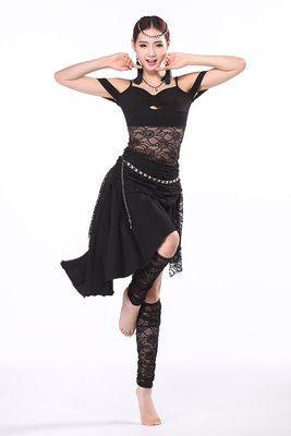Dé el arte de los trajes elásticos atractivos de la danza de vientre del cabaret del hombro para las muchachas