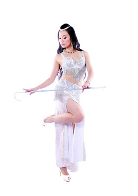Trajes pesados de los sistemas del sujetador y de la correa de la danza de vientre que gotean con la talla s M L de las franjas
